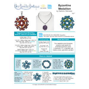 Byzantine Medallion - Project | Blue Buddha Boutique